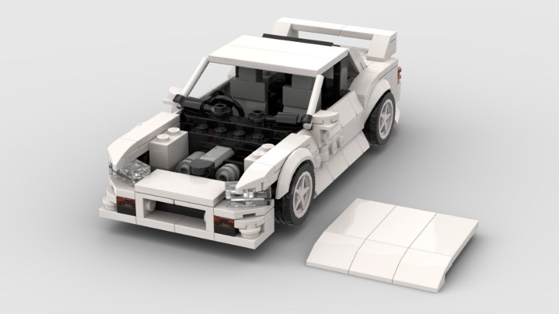 LEGO MOC Nissan Silvia S14 MOC by Roman1179_ | Rebrickable - Build with ...