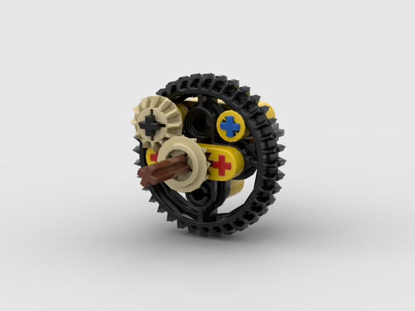 LEGO MOC Custom differential 4 studs thin by larwa | Rebrickable ...