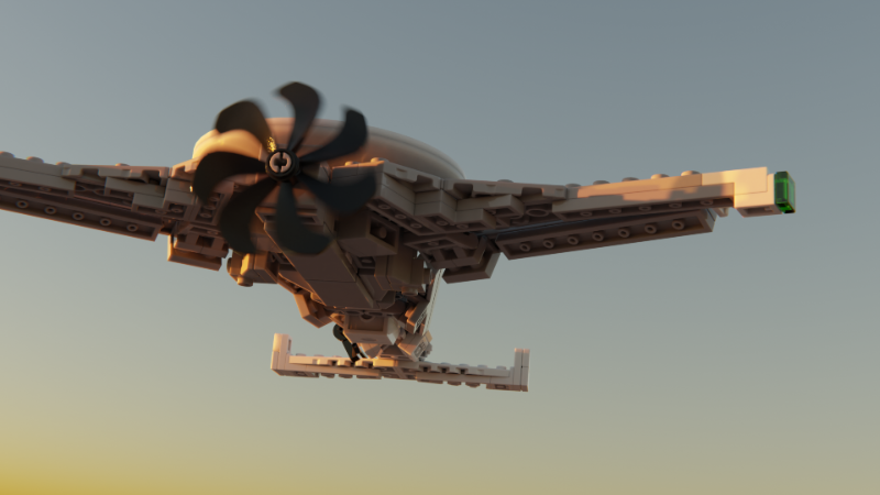 LEGO MOC Futuristic AWACS Drone by Futurism_Lego | Rebrickable - Build ...