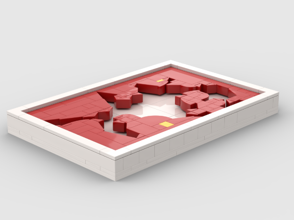 LEGO MOC Abstract Lego Art - Fractured Harmony: The Brick Divide by ...