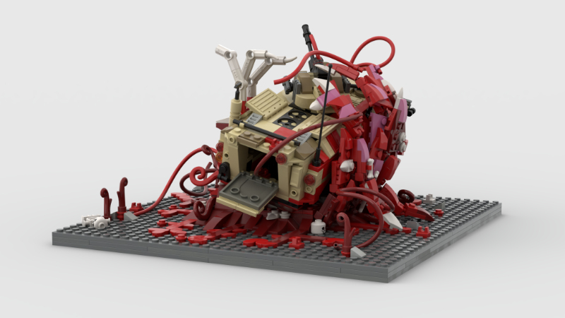 LEGO MOC-177364 Doomsday Style Scene - Cocoon of Flesh (for display ...