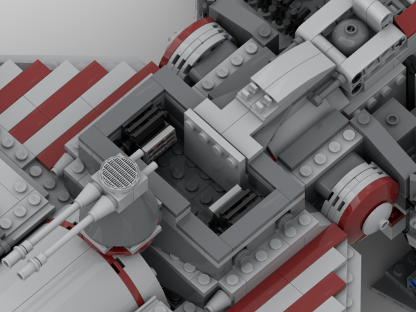 LEGO MOC-143235 Republic C70 Charger Refit (Republic Frigate) by Col ...