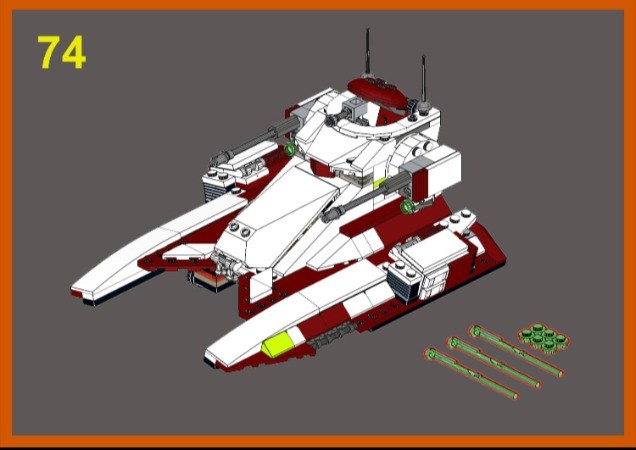LEGO MOC-153450 Republic fighter tank by Jedijoshua98 | Rebrickable ...
