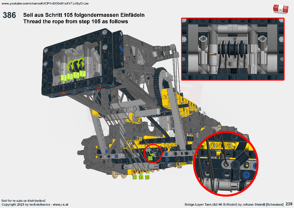 LEGO MOC-226104 Bridge Layer Tank - Brückenlegepanzer by technicbasics ...