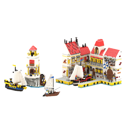 LEGO MOC Port Royal Harbor House by Curraheetom | Rebrickable - Build ...