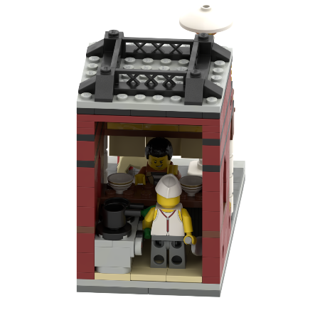 LEGO MOC Ramen Noodle Food Stand by Curraheetom | Rebrickable - Build ...