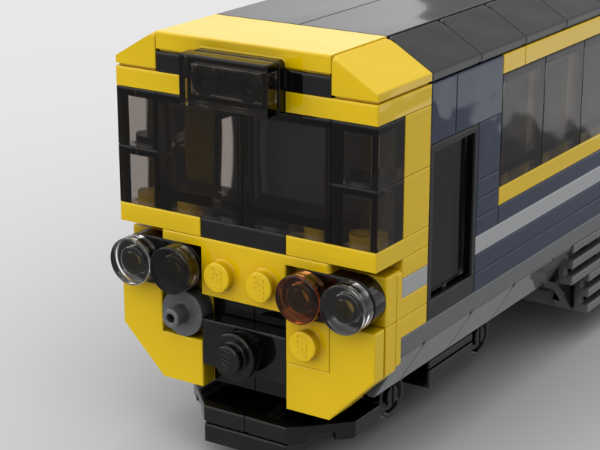 LEGO MOC Narrow-Gauge metro liner by Aspirin_1 | Rebrickable - Build ...