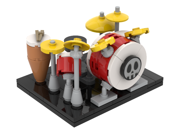 LEGO MOC Rock Drum Kit by AntOrman | Rebrickable - Build with LEGO