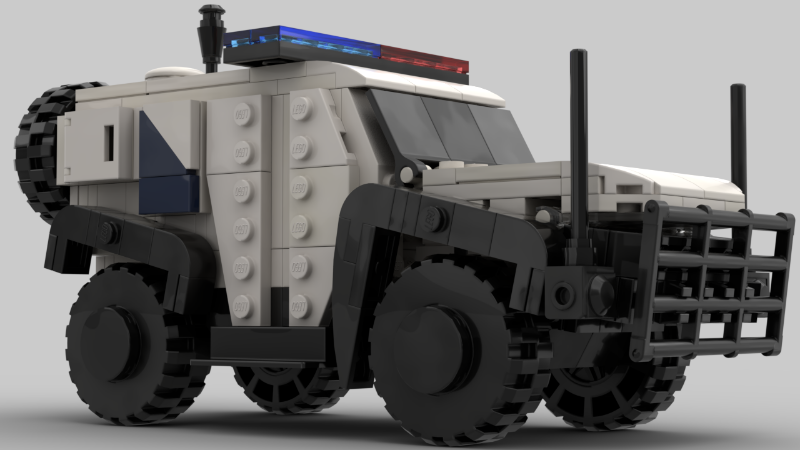 LEGO MOC Futuristic Police JLTV by Futurism_Lego | Rebrickable - Build ...