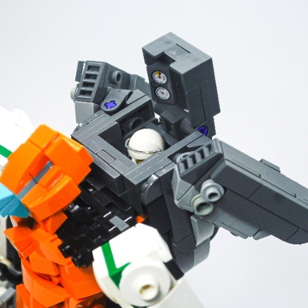 LEGO MOC Orange Sentinel Mech by ketlogs_mechs_and_mocs | Rebrickable ...