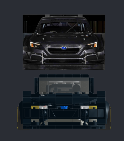 LEGO MOC-210151 Subaru WRX Project Midnight by Z.Design. | Rebrickable ...