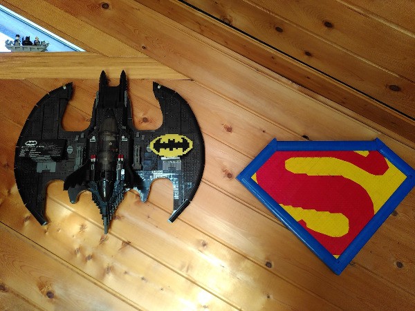 LEGO MOC Superman logo for on-wall display by sebSakuragi | Rebrickable ...