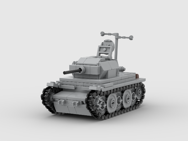 LEGO MOC panzer II ausf.L "Luchs" by le_dasama_ | Rebrickable - Build ...
