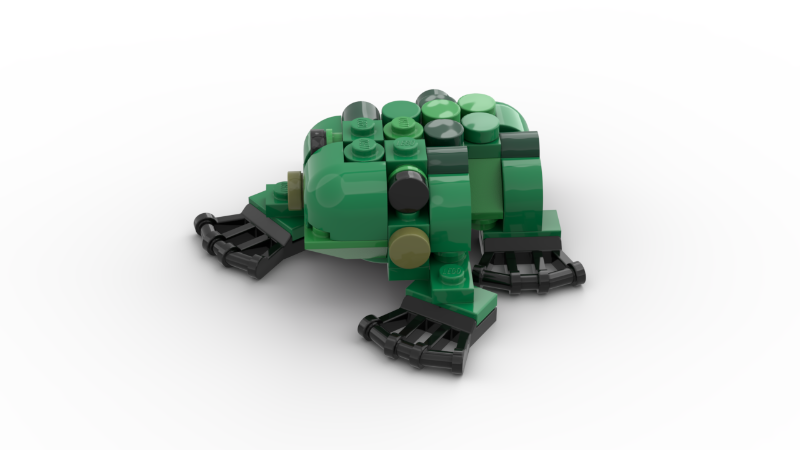 LEGO MOC Frog by OwlClicker | Rebrickable - Build with LEGO