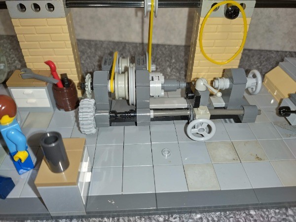 LEGO MOC Steam Engine with Workshop by Brick Forge | Rebrickable ...