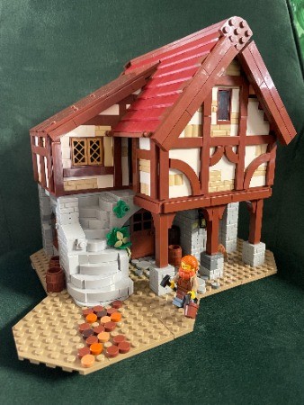 LEGO MOC-155425 Medieval house by PetesBricks | Rebrickable - Build ...