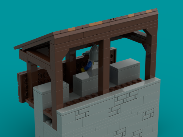 LEGO MOC Fighting Platform upon Rampart by Castle_Builder | Rebrickable ...