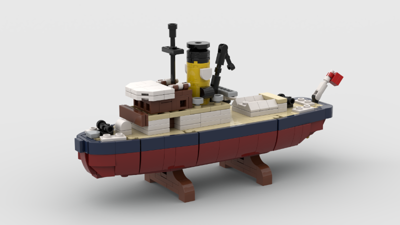 LEGO MOC TUGS WILLIAM C DALDY, VULCAN & NEPTUNE by SLIPWAYBRICKS ...