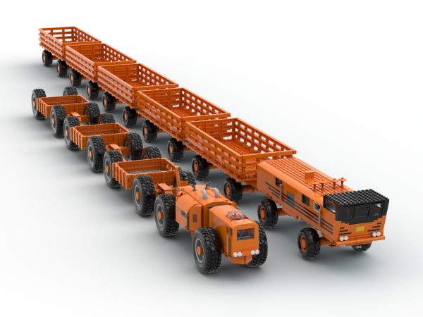 LEGO MOC LCC-1 Sno-Train - Minifig Scale by Bricksota | Rebrickable ...