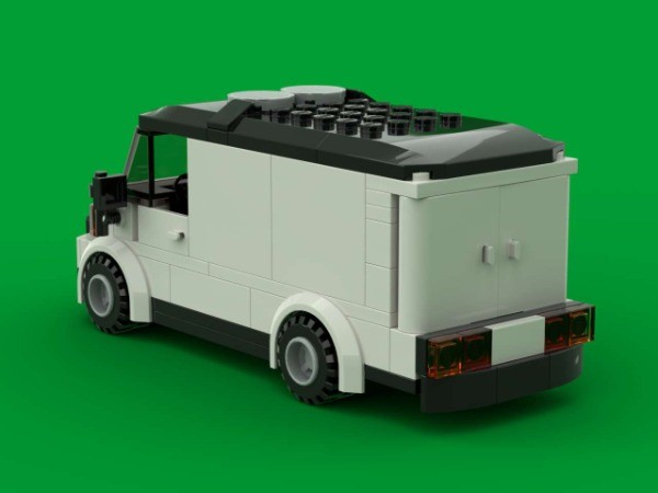 LEGO MOC cargo van by Snorri666 | Rebrickable - Build with LEGO
