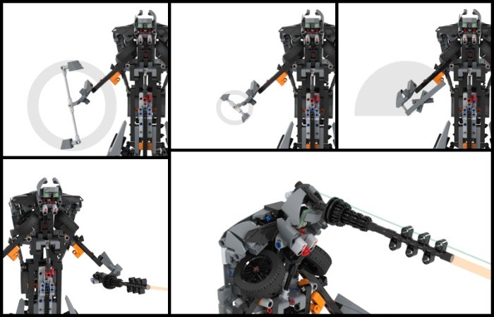 LEGO MOC 42173 Transformers Lamborghini Aventador Decepticon Lockdown ...