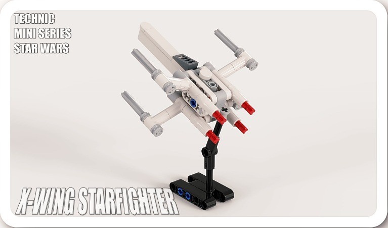 LEGO MOC TECHNIC MINI X-WING STARFIGHTER by pins_n_liftarms ...
