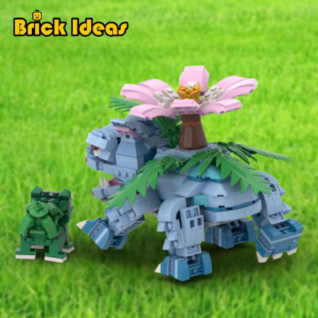 LEGO MOC Bulbasaur (Pokémon) by Brick_Ideas | Rebrickable - Build with LEGO