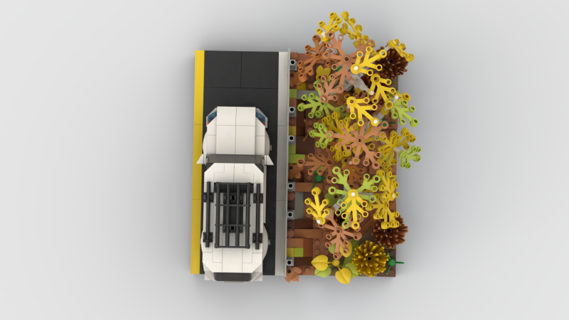 LEGO MOC-166078 Post-apocalyptic apocalypse - Forest Highway Scene (for ...