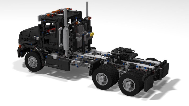 LEGO MOC Mack Granite GU813 by Adam_Brick | Rebrickable - Build with LEGO
