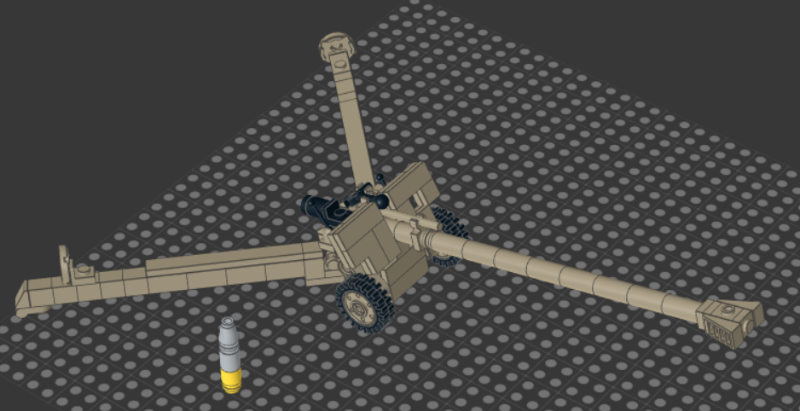 LEGO MOC 1:35 Msta-B 152mm Soviet towed howitzer by Military_Man ...