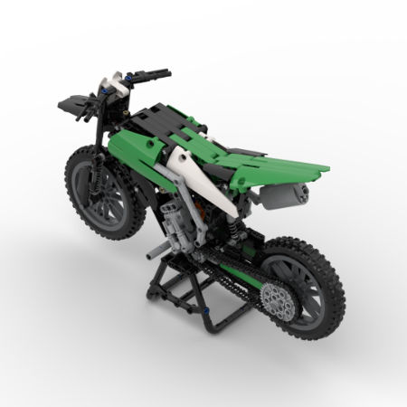 LEGO MOC motocross kawasaki by lego_xtremcar | Rebrickable - Build with ...