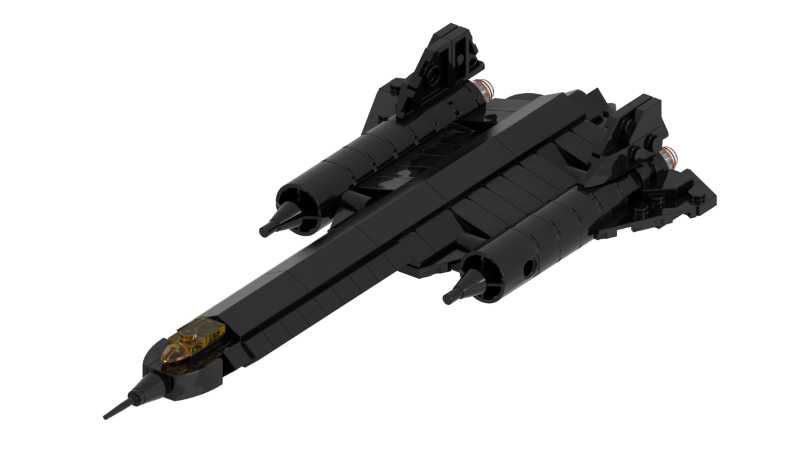 LEGO MOC-207780 SR-71 Blackbird by Brick_Lizard | Rebrickable - Build ...