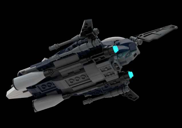 LEGO MOC Azure Angel (Modified Delta-7 Aethersprite-Class Light ...