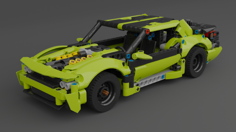 LEGO MOC-174015 Dodge Challenger - 42161 Alternate by C3technic ...