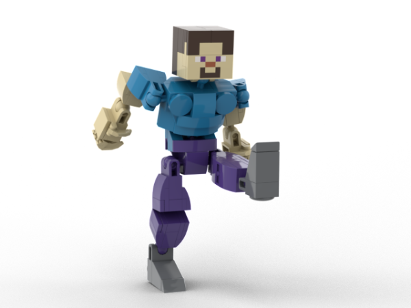LEGO MOC Buff Steve by WafityYT | Rebrickable - Build with LEGO