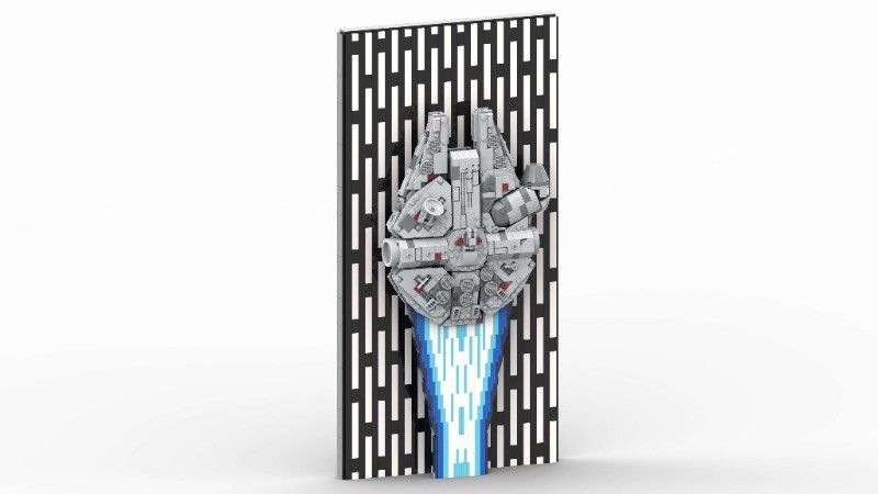 LEGO MOC 75375 Wall Display by Vindic8ed | Rebrickable - Build with LEGO