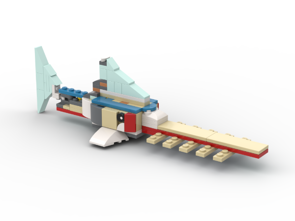 LEGO MOC Sawfish by P4tp4t | Rebrickable - Build with LEGO