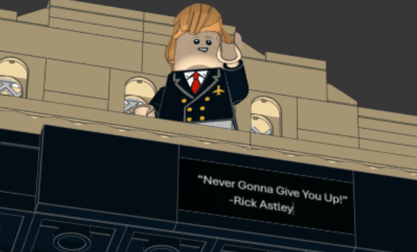 LEGO MOC Never Gonna Give You Up! by Speed_Swimmer_1 | Rebrickable ...