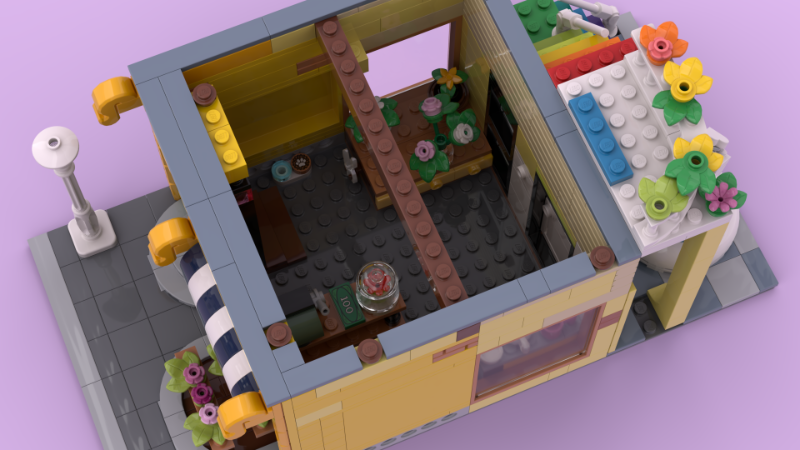 LEGO MOC Downtown Flower Store Modular Building by lego_modular ... LEGO MOC Downtown Flower Store Modular Building by lego_modular ...