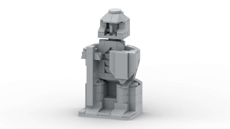 LEGO MOC Sitting knight statue by ZapZarap | Rebrickable - Build with LEGO