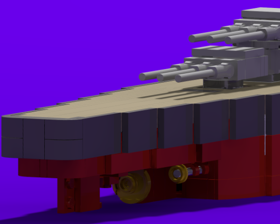 LEGO MOC 1:350 scale Hindenberg class cruiser by yamato534 ...