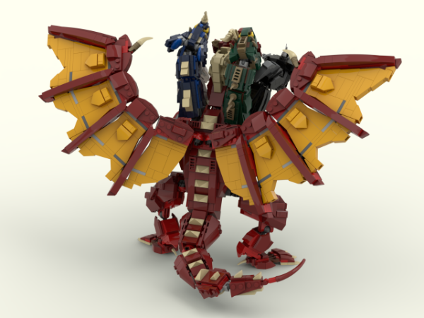 LEGO MOC Tiamat's Dice Tower - Tiamat by BowtiedTrombone | Rebrickable ...