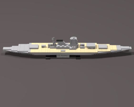 LEGO MOC-177753 1:560 scale Japanese Battleship Musashi(as built) by ...