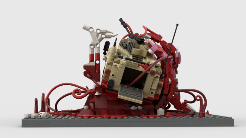 LEGO MOC Doomsday Style Scene - Cocoon of Flesh (for display purposes ...