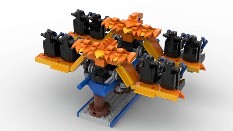 LEGO MOC-164328 ROLLERCOASTER - FENIX - TOVERLAND by Coasters.bricks ...