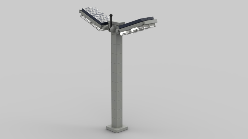 LEGO MOC Outdoor Light Pole by Futurism_Lego | Rebrickable - Build with ...