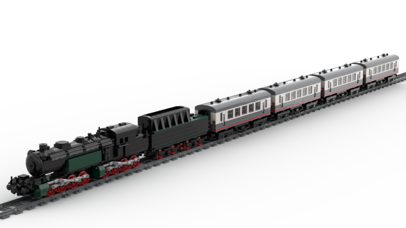 LEGO MOC Passenger Car by P3rlE | Rebrickable - Build with LEGO