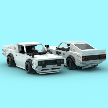 LEGO MOC Kenmeri Skyline GTR by destinationmoc | Rebrickable - Build ...