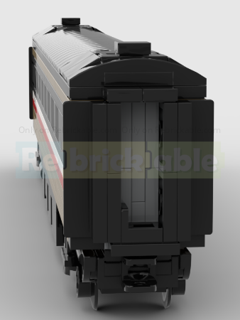 LEGO MOC-216558 4-Wide BR MK2 Carriage In Intercity Livery - Can Be ...