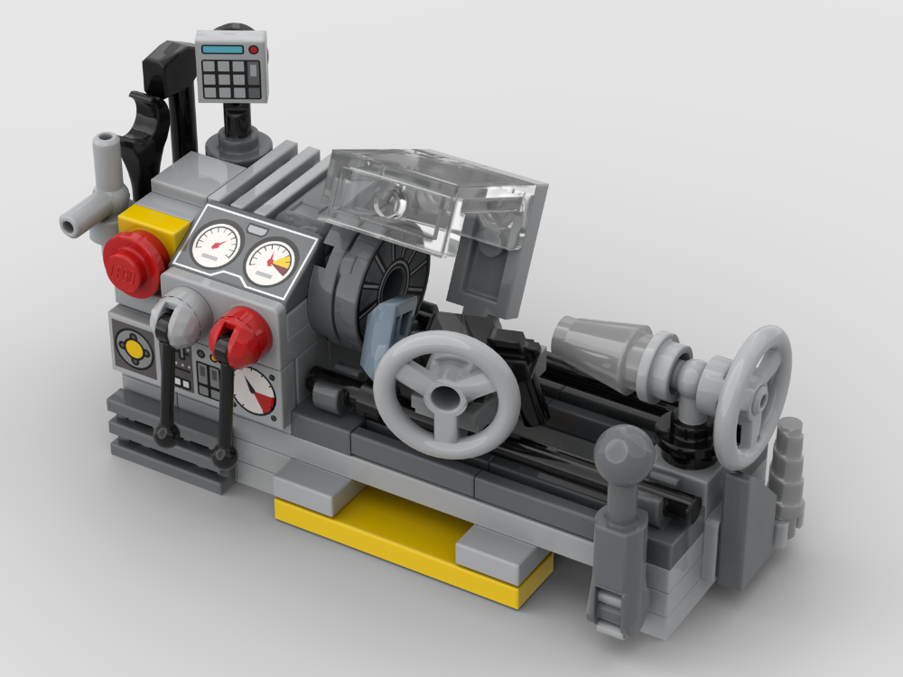LEGO MOC Lathe and Mill by clippy923 | Rebrickable - Build with LEGO